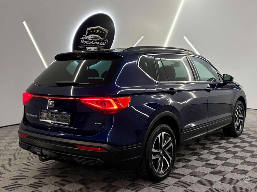 Blue SEAT Tarraco 2019 in Marijampole, with an engine capacity of 1.97 L and mileage of 245 thousand km for 15750 €, photo 22 on AUTOMOTO.COM.LV
