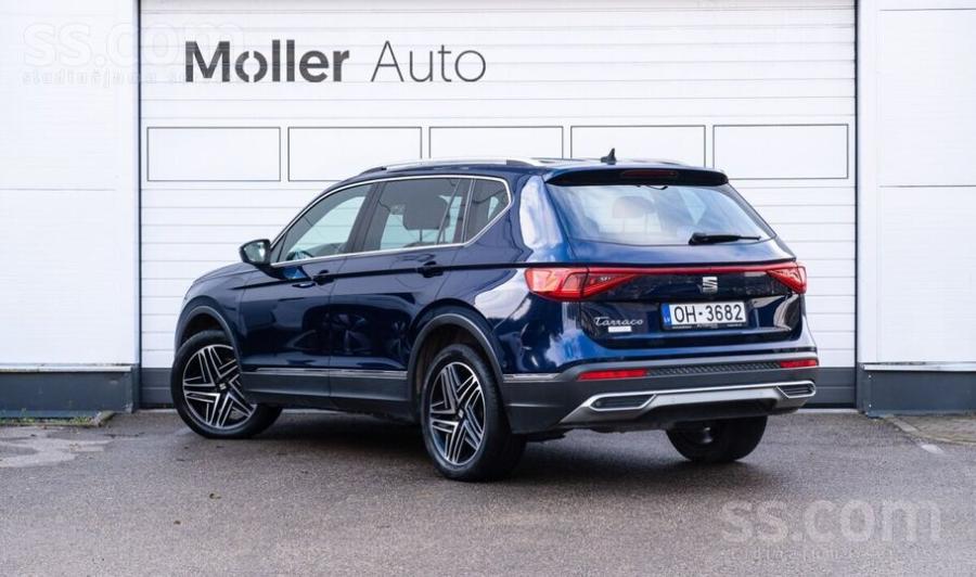 Blue SEAT Tarraco 2020 in Riga, with an engine capacity of 2.00 L and mileage of 102 thousand km for 20950 €, photo 4 on AUTOMOTO.COM.LV