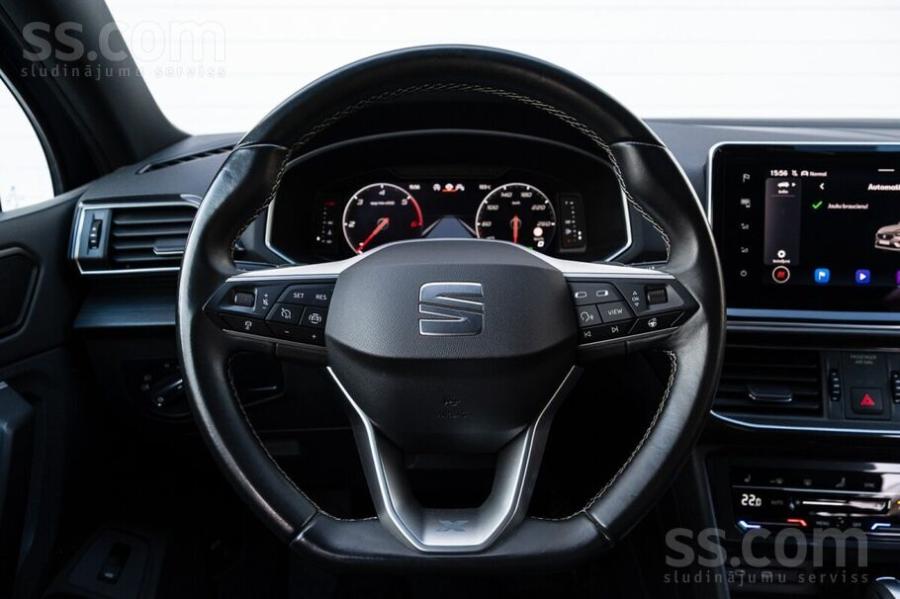 Blue SEAT Tarraco 2020 in Riga, with an engine capacity of 2.00 L and mileage of 102 thousand km for 20950 €, photo 25 on AUTOMOTO.COM.LV