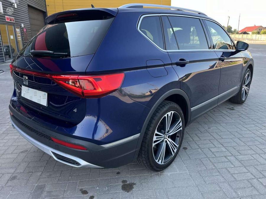 Blue SEAT Tarraco 2020 in Taurage, with an engine capacity of 1.97 L and mileage of 240 thousand km for 18300 €, photo 3 on AUTOMOTO.COM.LV