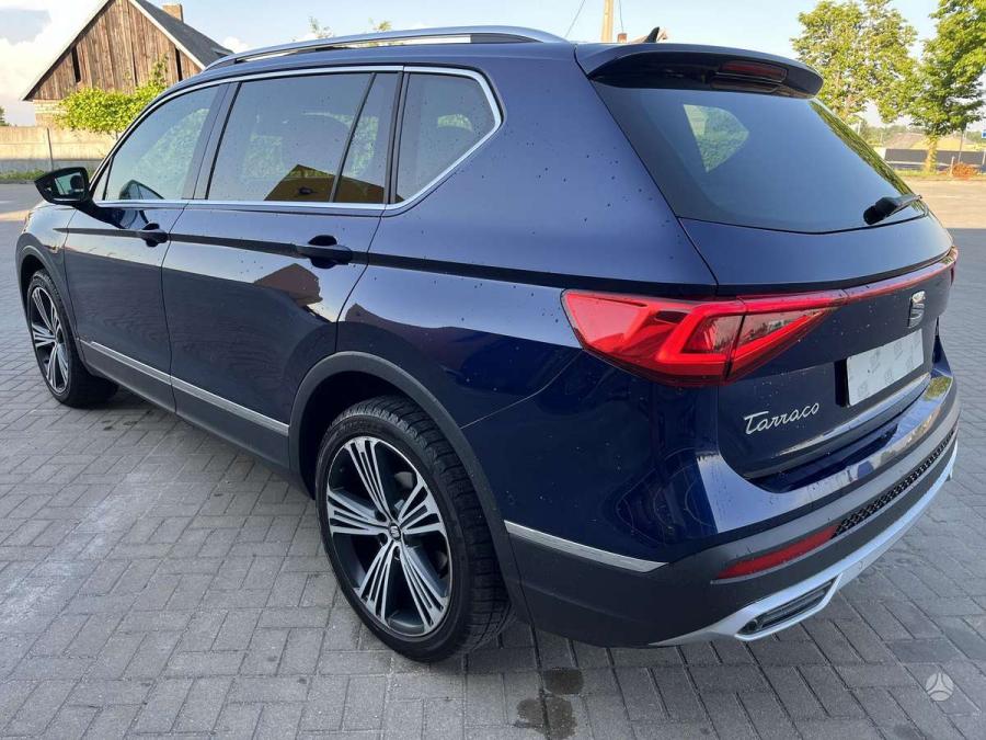 Blue SEAT Tarraco 2020 in Taurage, with an engine capacity of 1.97 L and mileage of 240 thousand km for 18300 €, photo 4 on AUTOMOTO.COM.LV