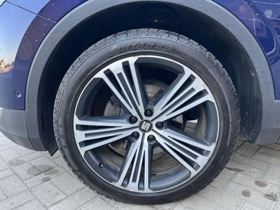 Blue SEAT Tarraco 2020 in Taurage, with an engine capacity of 1.97 L and mileage of 240 thousand km for 18300 €, photo 11 on AUTOMOTO.COM.LV