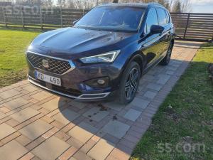 Blue SEAT Tarraco 2021 in Riga, with an engine capacity of 2.00 L and mileage of 99 thousand km for 21500 €, photo  on AUTOMOTO.COM.LV