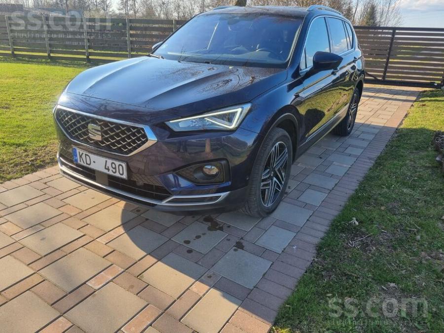 Синий Сеат Tarraco 2021 в Рига, объемом двигателя 2.00 л и пробегом 99 тыс. км за 21500 €, фото 1 на AUTOMOTO.COM.LV
