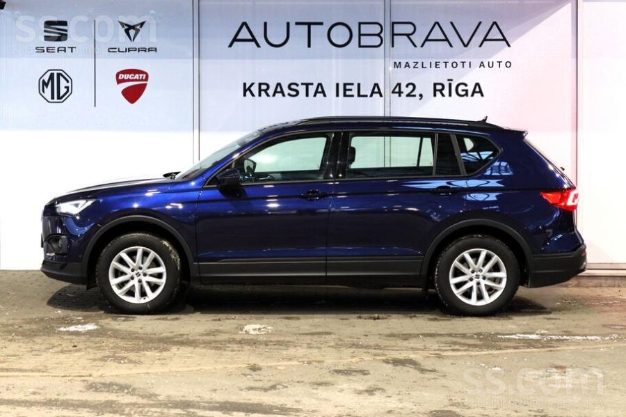 Zils SEAT Tarraco 2024 Rīga, ar dzinēja tilpumu 1.50 L un nobraukumu 47 tūkst. km par 28490 €, foto 4 vietnē AUTOMOTO.COM.LV