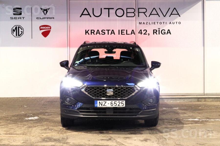 Синий Сеат Tarraco 2024 в Рига, объемом двигателя 1.50 л и пробегом 47 тыс. км за 26490 €, фото 3 на AUTOMOTO.COM.LV