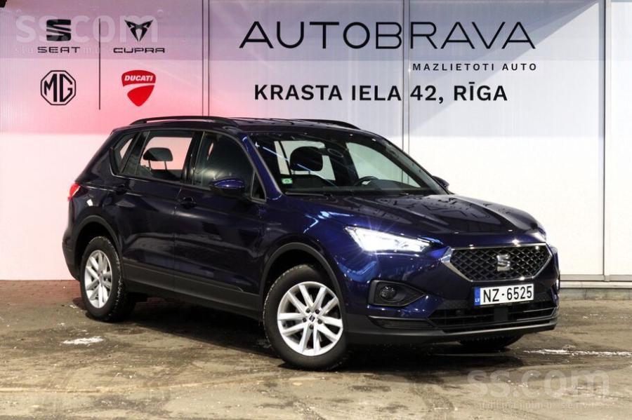 Синий Сеат Tarraco 2024 в Рига, объемом двигателя 1.50 л и пробегом 47 тыс. км за 26490 €, фото 4 на AUTOMOTO.COM.LV