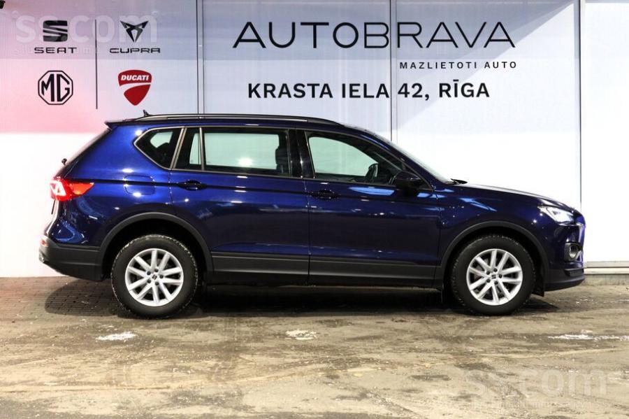 Синий Сеат Tarraco 2024 в Рига, объемом двигателя 1.50 л и пробегом 47 тыс. км за 26490 €, фото 6 на AUTOMOTO.COM.LV