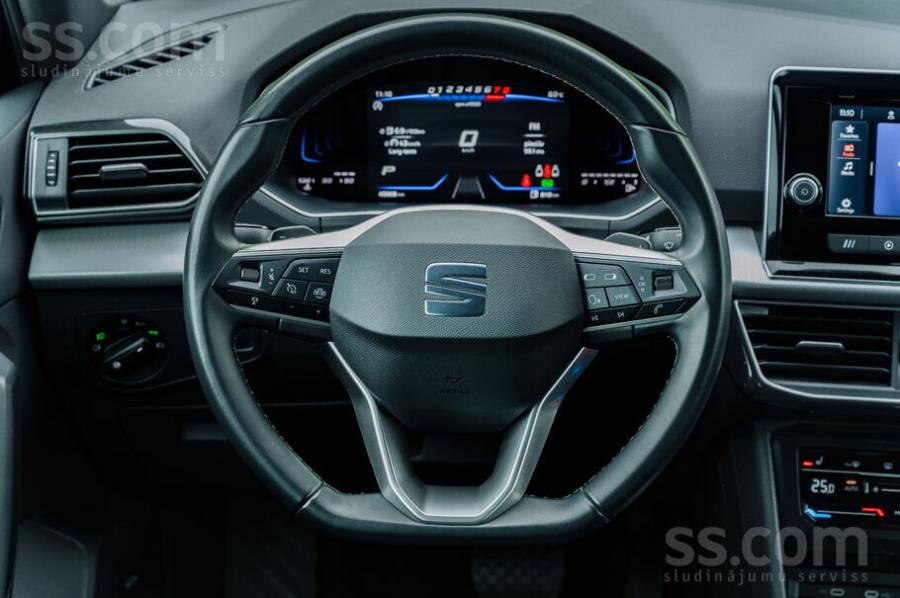 Zils SEAT Tarraco 2023 Rīga, ar dzinēja tilpumu 1.50 L un nobraukumu 67 tūkst. km par 22900 €, foto 26 vietnē AUTOMOTO.COM.LV