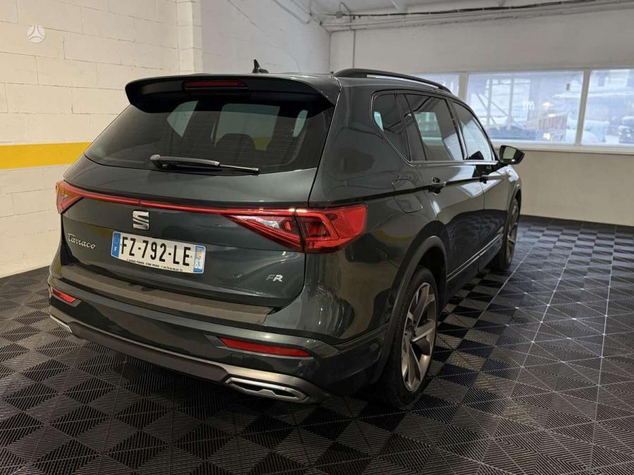 Green SEAT Tarraco 2021 in Kaunas, with an engine capacity of 1.97 L and mileage of 238 thousand km for 20700 €, photo 6 on AUTOMOTO.COM.LV