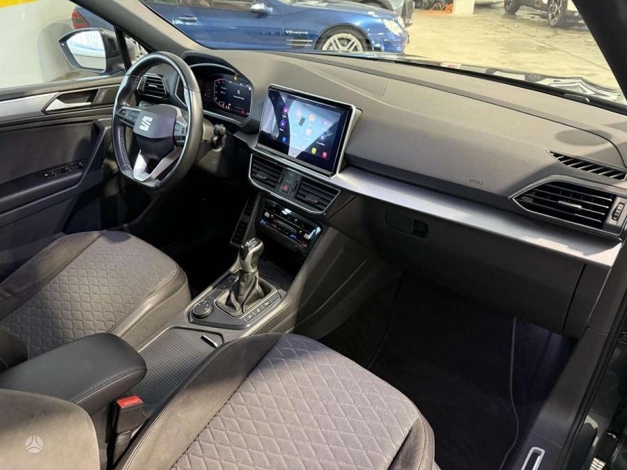 Green SEAT Tarraco 2021 in Kaunas, with an engine capacity of 1.97 L and mileage of 238 thousand km for 20700 €, photo 29 on AUTOMOTO.COM.LV