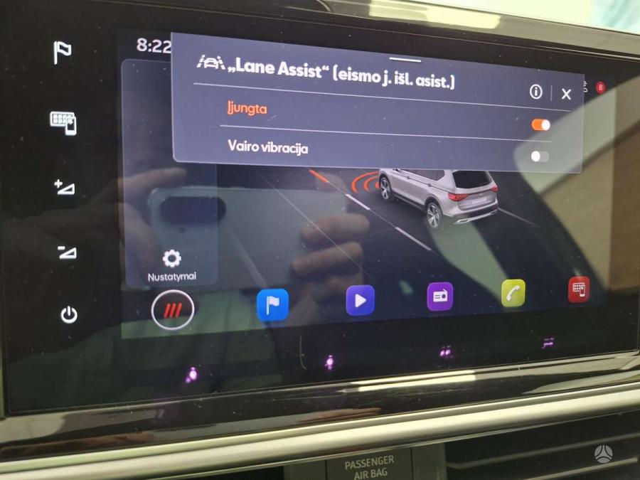 Zaļš SEAT Tarraco 2022 Kauņa, ar dzinēja tilpumu 1.97 L un nobraukumu 166 tūkst. km par 23600 €, foto 22 vietnē AUTOMOTO.COM.LV