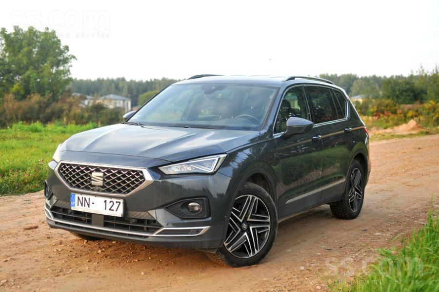 Grey SEAT Tarraco 2019 in Riga, with an engine capacity of 2.00 L and mileage of 150 thousand km for 21000 €, photo 2 on AUTOMOTO.COM.LV