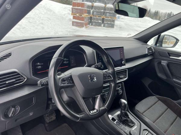 Grey SEAT Tarraco 2019 in Vilnius, with an engine capacity of 1.97 L and mileage of 109 thousand km for 21450 €, photo 1 on AUTOMOTO.COM.LV