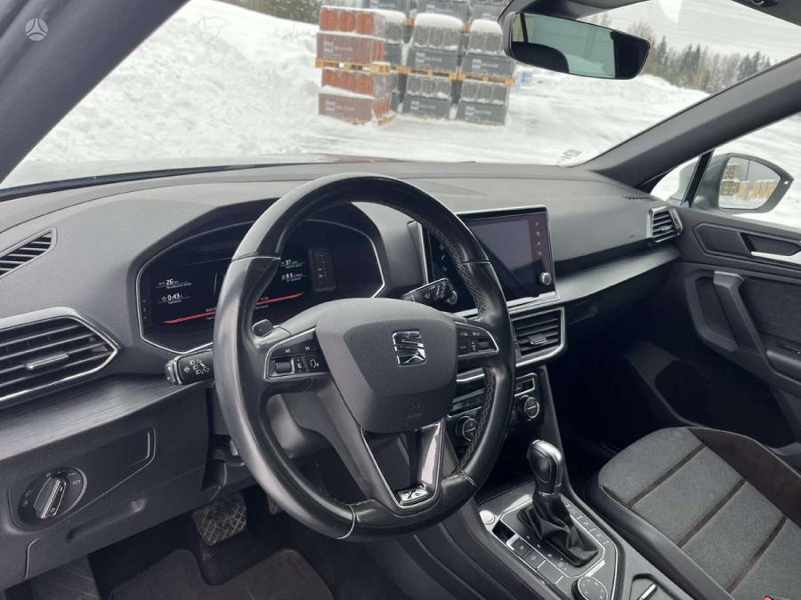 Pelēks SEAT Tarraco 2019 Viļņa, ar dzinēja tilpumu 1.97 L un nobraukumu 109 tūkst. km par 21450 €, foto 1 vietnē AUTOMOTO.COM.LV
