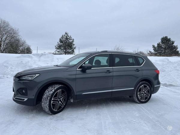 Grey SEAT Tarraco 2019 in Vilnius, with an engine capacity of 1.97 L and mileage of 109 thousand km for 21450 €, photo 2 on AUTOMOTO.COM.LV