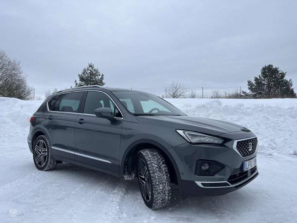 Grey SEAT Tarraco 2019 in Vilnius, with an engine capacity of 1.97 L and mileage of 109 thousand km for 21450 €, photo 3 on AUTOMOTO.COM.LV