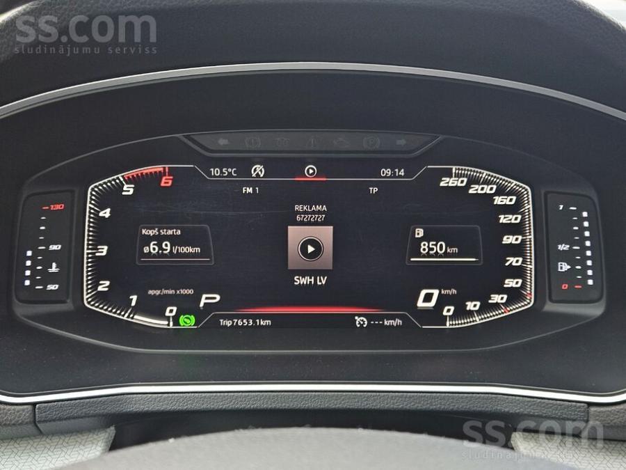 Pelēks SEAT Tarraco 2019 Rīga, ar dzinēja tilpumu 2.00 L un nobraukumu 230 tūkst. km par 16000 €, foto 10 vietnē AUTOMOTO.COM.LV