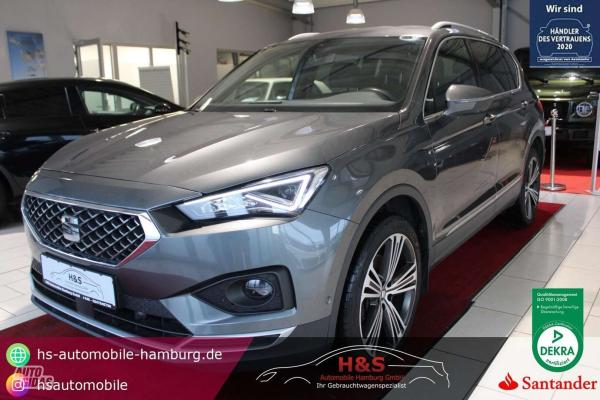 Grey SEAT Tarraco 2020 in Kaunas, with an engine capacity of 2.00 L and mileage of 97 thousand km for 29507 €, photo 1 on AUTOMOTO.COM.LV