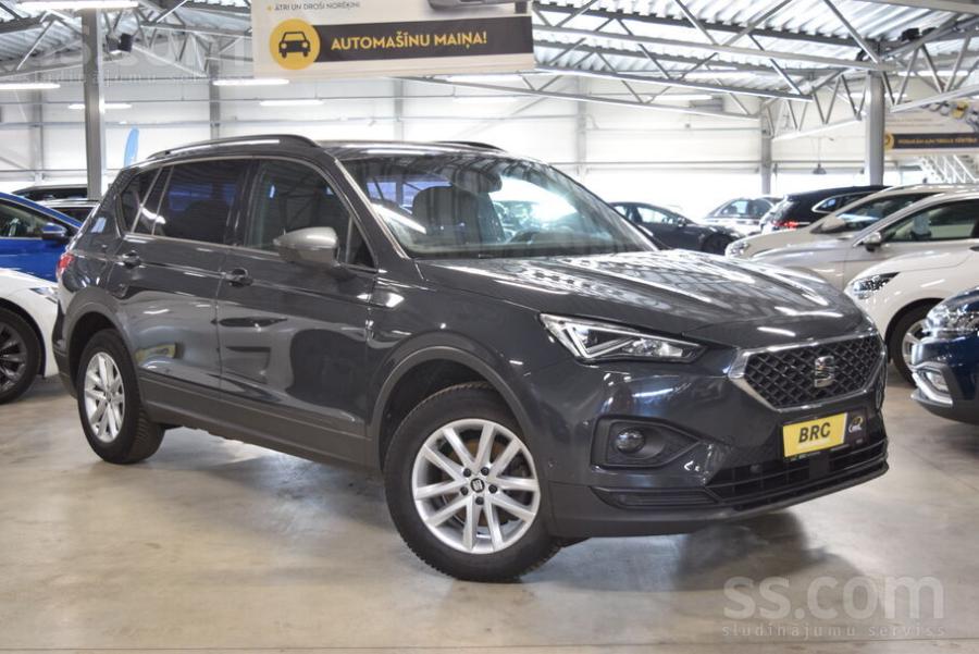 Grey SEAT Tarraco 2020 in Riga, with an engine capacity of 1.50 L and mileage of 227 thousand km for 14500 €, photo 1 on AUTOMOTO.COM.LV