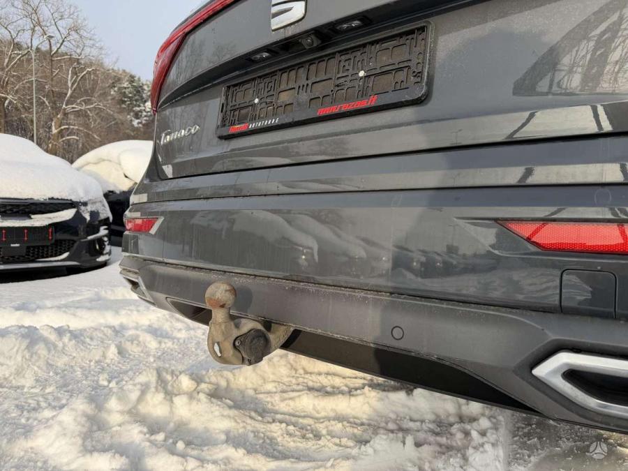 Grey SEAT Tarraco 2021 in Vilnius, with an engine capacity of 1.40 L and mileage of 180 thousand km for 20800 €, photo 17 on AUTOMOTO.COM.LV