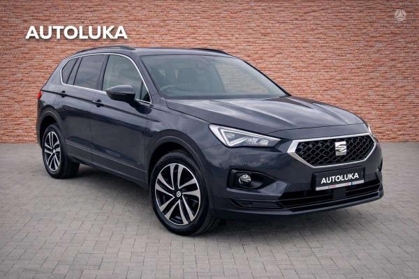 Grey SEAT Tarraco 2021 in Marijampole, with an engine capacity of 1.97 L and mileage of 172 thousand km for 21054 €, photo 3 on AUTOMOTO.COM.LV