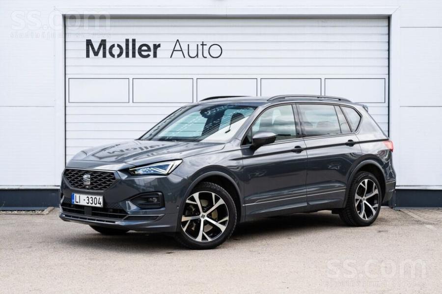 Pelēks SEAT Tarraco 2021 Rīga, ar dzinēja tilpumu 2.00 L un nobraukumu 101 tūkst. km par 24950 €, foto 1 vietnē AUTOMOTO.COM.LV