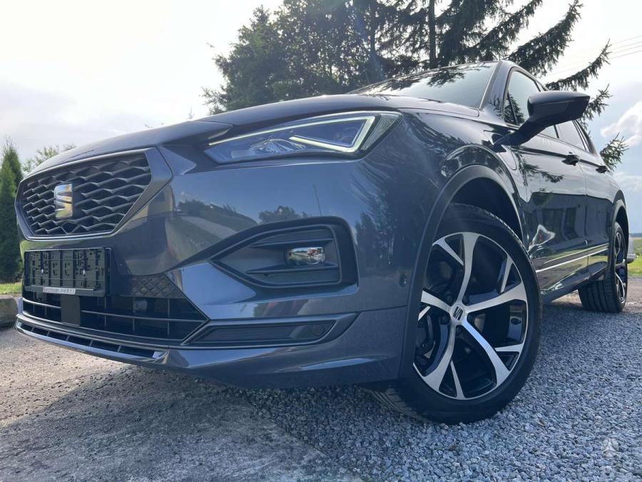 Grey SEAT Tarraco 2021 in Kaunas, with an engine capacity of 1.40 L and mileage of 47 thousand km for 22950 €, photo 16 on AUTOMOTO.COM.LV