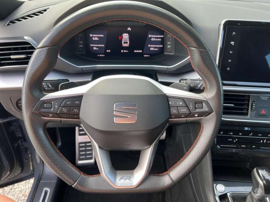 Grey SEAT Tarraco 2021 in Kaunas, with an engine capacity of 1.40 L and mileage of 47 thousand km for 22950 €, photo 30 on AUTOMOTO.COM.LV