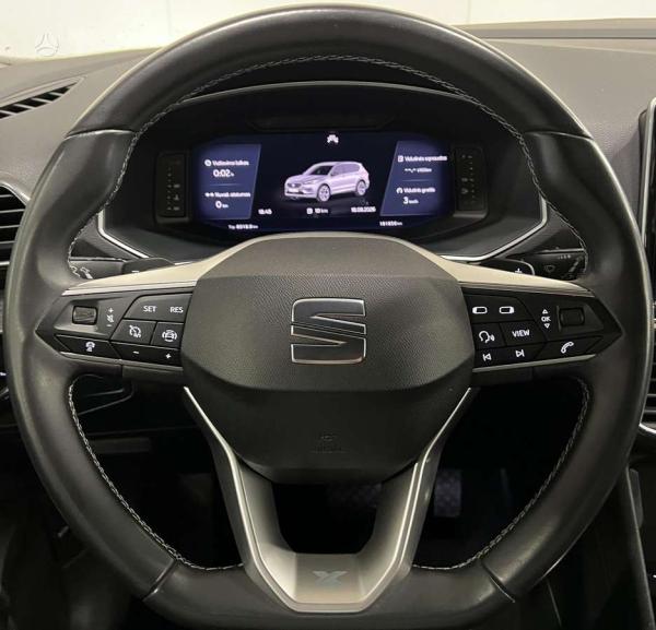 Pelēks SEAT Tarraco 2021 Kauņa, ar dzinēja tilpumu 1.97 L un nobraukumu 182 tūkst. km par 17900 €, foto 9 vietnē AUTOMOTO.COM.LV