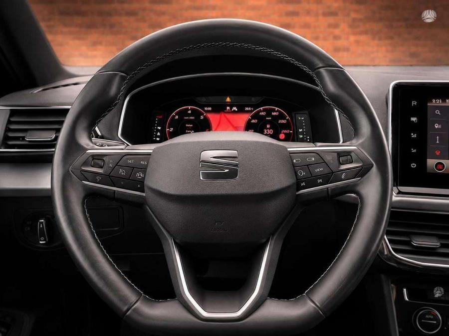 Grey SEAT Tarraco 2021 in Marijampole, with an engine capacity of 1.97 L and mileage of 172 thousand km for 20812 €, photo 13 on AUTOMOTO.COM.LV