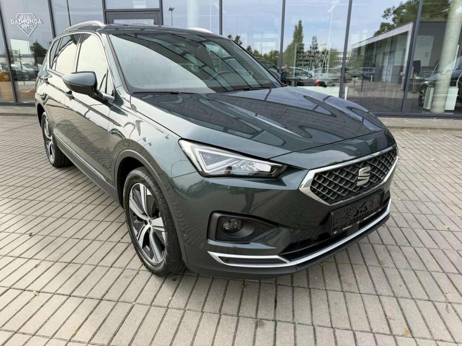 Grey SEAT Tarraco 2021 in Kaunas, with an engine capacity of 1.40 L and mileage of 202 thousand km for 18500 €, photo 3 on AUTOMOTO.COM.LV