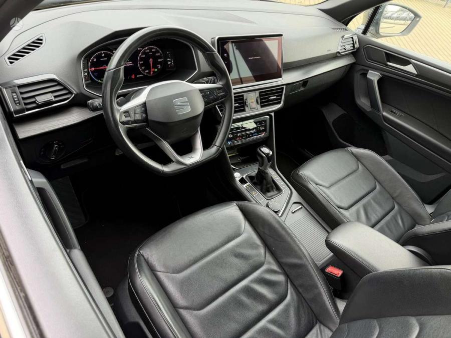 Grey SEAT Tarraco 2021 in Kaunas, with an engine capacity of 1.40 L and mileage of 202 thousand km for 18500 €, photo 7 on AUTOMOTO.COM.LV