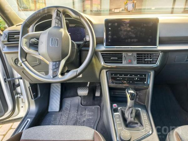 Grey SEAT Tarraco 2021 in Riga, with an engine capacity of 2.00 L and mileage of 91 thousand km for 23000 €, photo 7 on AUTOMOTO.COM.LV