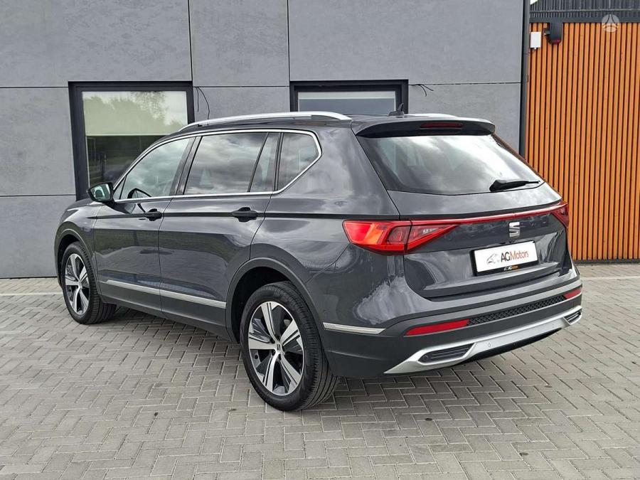 Grey SEAT Tarraco 2022 in Vilnius, with an engine capacity of 1.97 L and mileage of 203 thousand km for 21000 €, photo 6 on AUTOMOTO.COM.LV