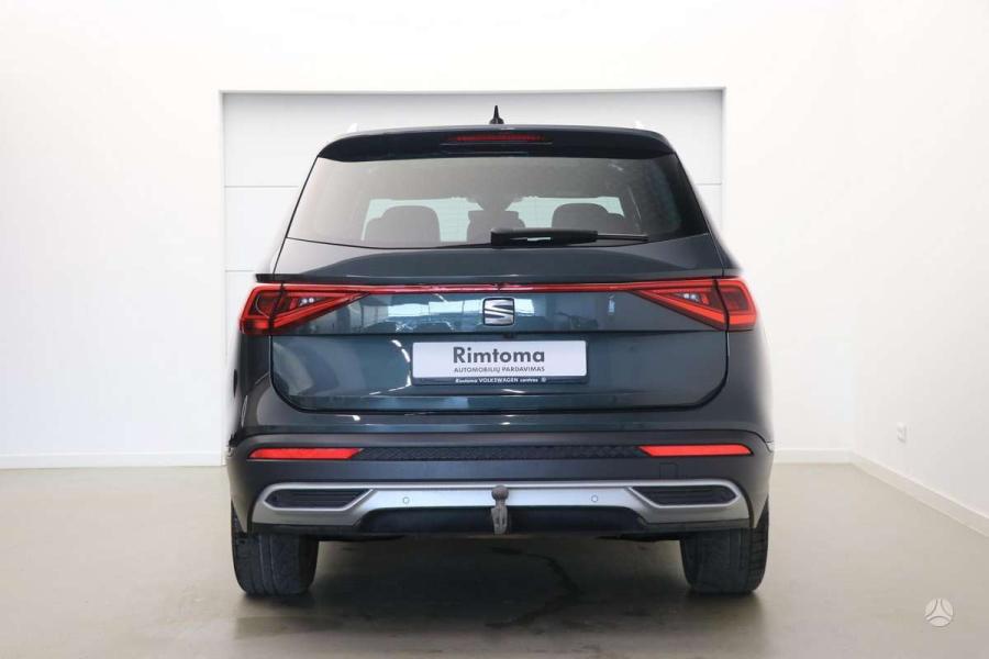 Grey SEAT Tarraco 2022 in Vilnius, with an engine capacity of 1.40 L and mileage of 190 thousand km for 18790 €, photo 8 on AUTOMOTO.COM.LV