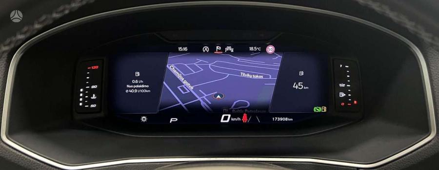 Pelēks SEAT Tarraco 2022 Kauņa, ar dzinēja tilpumu 1.97 L un nobraukumu 174 tūkst. km par 17900 €, foto 11 vietnē AUTOMOTO.COM.LV