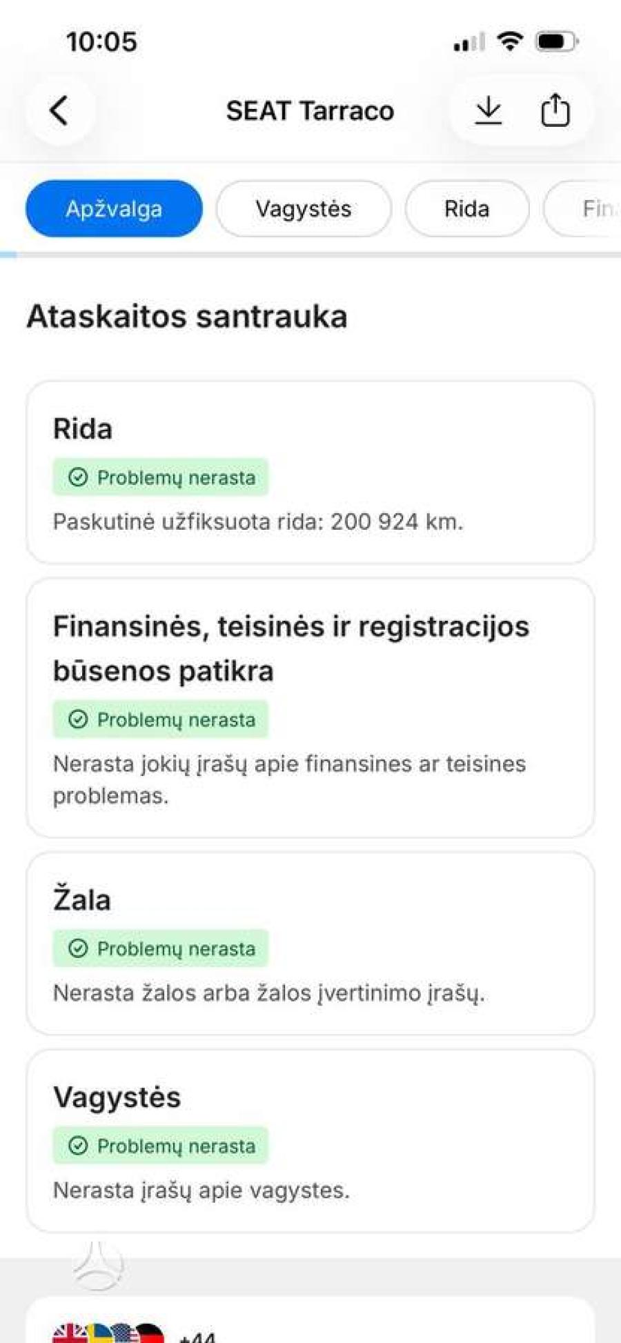 Серый Сеат Tarraco 2022 в Таураге, объемом двигателя 1.97 л и пробегом 220 тыс. км за 17700 €, фото 26 на AUTOMOTO.COM.LV