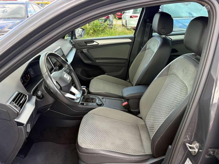 Grey SEAT Tarraco 2022 in Vilnius, with an engine capacity of 1.97 L and mileage of 226 thousand km for 14700 €, photo 12 on AUTOMOTO.COM.LV
