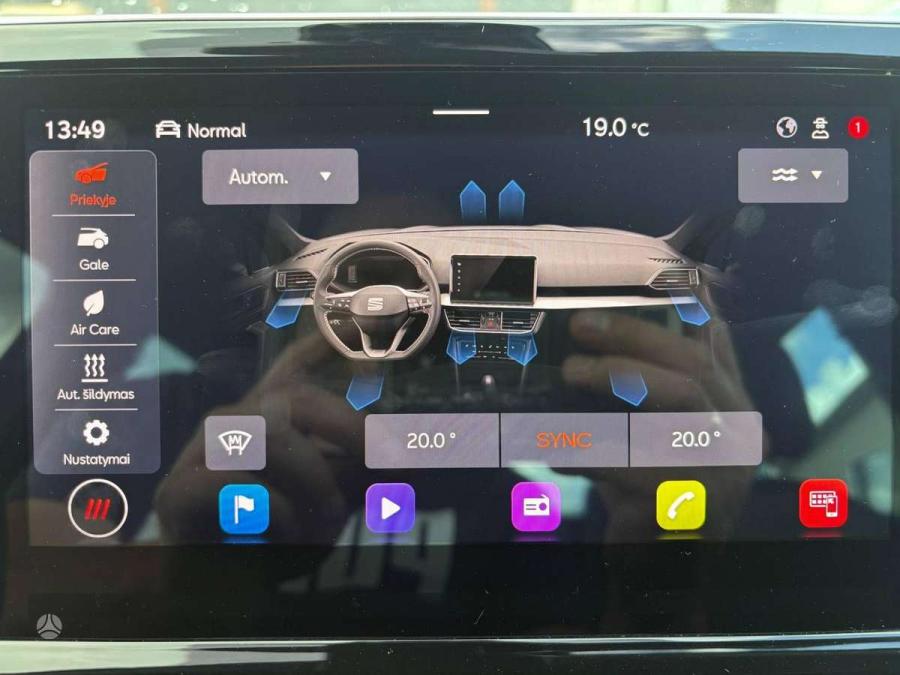Grey SEAT Tarraco 2022 in Vilnius, with an engine capacity of 1.97 L and mileage of 226 thousand km for 14700 €, photo 28 on AUTOMOTO.COM.LV