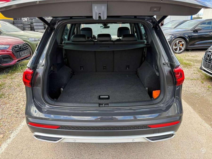 Grey SEAT Tarraco 2022 in Vilnius, with an engine capacity of 1.97 L and mileage of 226 thousand km for 14700 €, photo 33 on AUTOMOTO.COM.LV