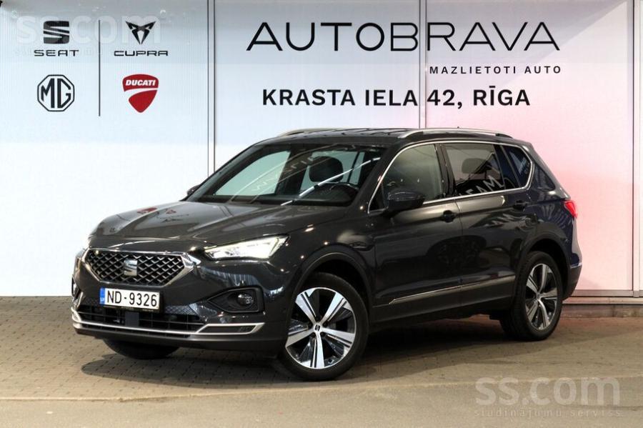 Серый Сеат Tarraco 2022 в Рига, объемом двигателя 1.50 л и пробегом 58 тыс. км за 22990 €, фото 1 на AUTOMOTO.COM.LV