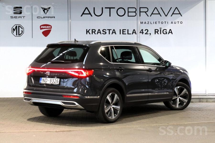 Серый Сеат Tarraco 2022 в Рига, объемом двигателя 1.50 л и пробегом 58 тыс. км за 22990 €, фото 9 на AUTOMOTO.COM.LV