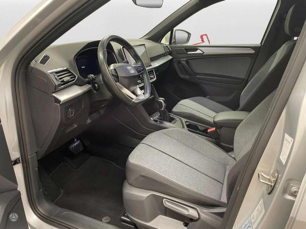 SEAT Tarraco 2022 in Marijampole on AUTOMOTO.COM.LV Grey SEAT Tarraco 2022 in Marijampole, with an engine capacity of 1.50 L and mileage of 150 thousand km for 18138 €, photo 8 on AUTOMOTO.COM.LV