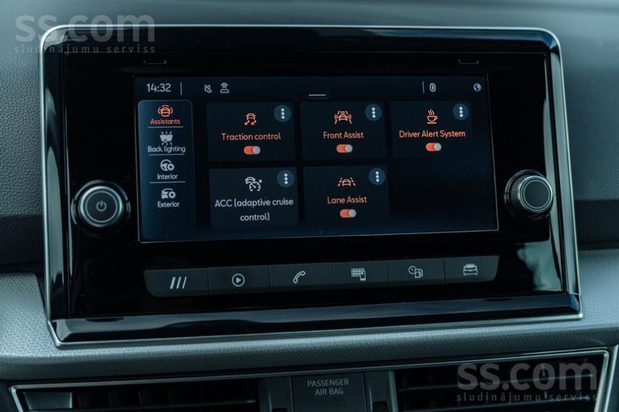 Pelēks SEAT Tarraco 2023 Rīga, ar dzinēja tilpumu 1.50 L un nobraukumu 91 tūkst. km par 22900 €, foto 22 vietnē AUTOMOTO.COM.LV