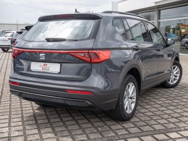 Grey SEAT Tarraco 2024 in Kaunas, with an engine capacity of 2.00 L and mileage of 18 thousand km for 32576 €, photo 3 on AUTOMOTO.COM.LV