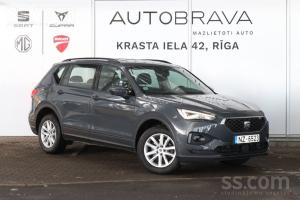 Grey SEAT Tarraco 2024 in Riga, with an engine capacity of 1.50 L and mileage of 33 thousand km for 28490 €, photo 4 on AUTOMOTO.COM.LV