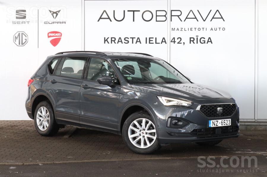 Grey SEAT Tarraco 2024 in Riga, with an engine capacity of 1.50 L and mileage of 33 thousand km for 28490 €, photo 4 on AUTOMOTO.COM.LV