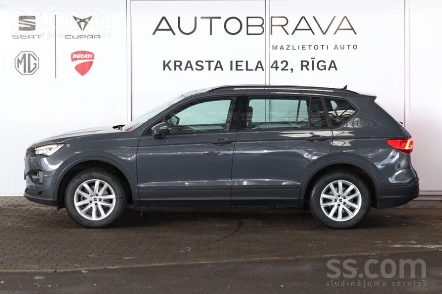 Grey SEAT Tarraco 2024 in Riga, with an engine capacity of 1.50 L and mileage of 33 thousand km for 28490 €, photo 5 on AUTOMOTO.COM.LV