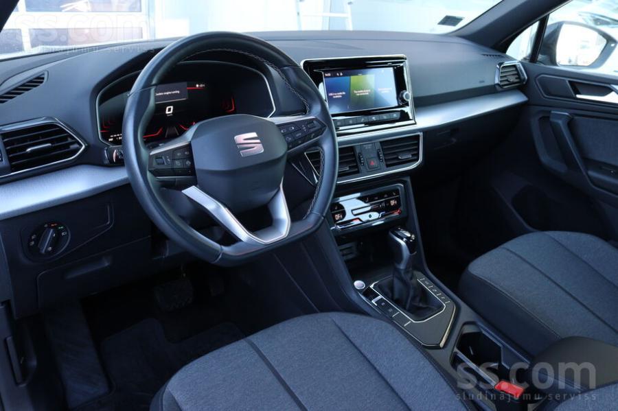 Grey SEAT Tarraco 2024 in Riga, with an engine capacity of 1.50 L and mileage of 33 thousand km for 28490 €, photo 10 on AUTOMOTO.COM.LV